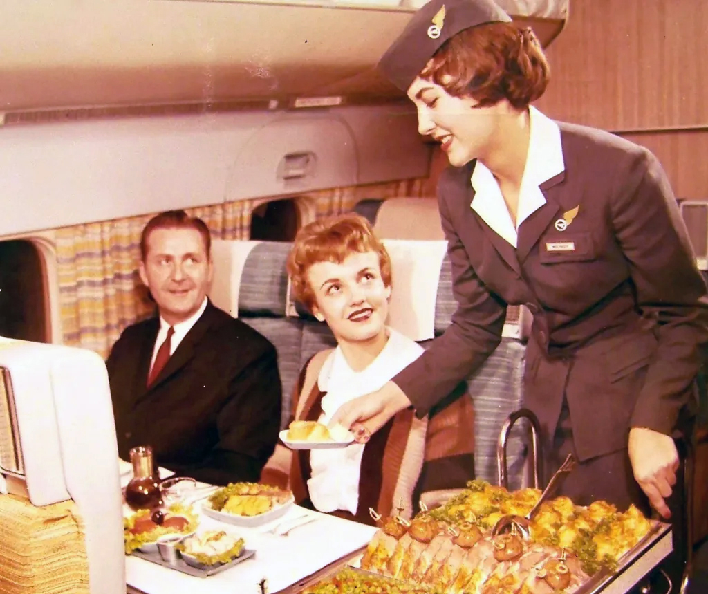 Vegetable Plate with Curry Dip from Northwest Airlines - History Hotdish